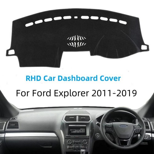 RHD Dashboard Cover Suede Dashmat Dash Mat For Ford Explorer 2011-2019 ...