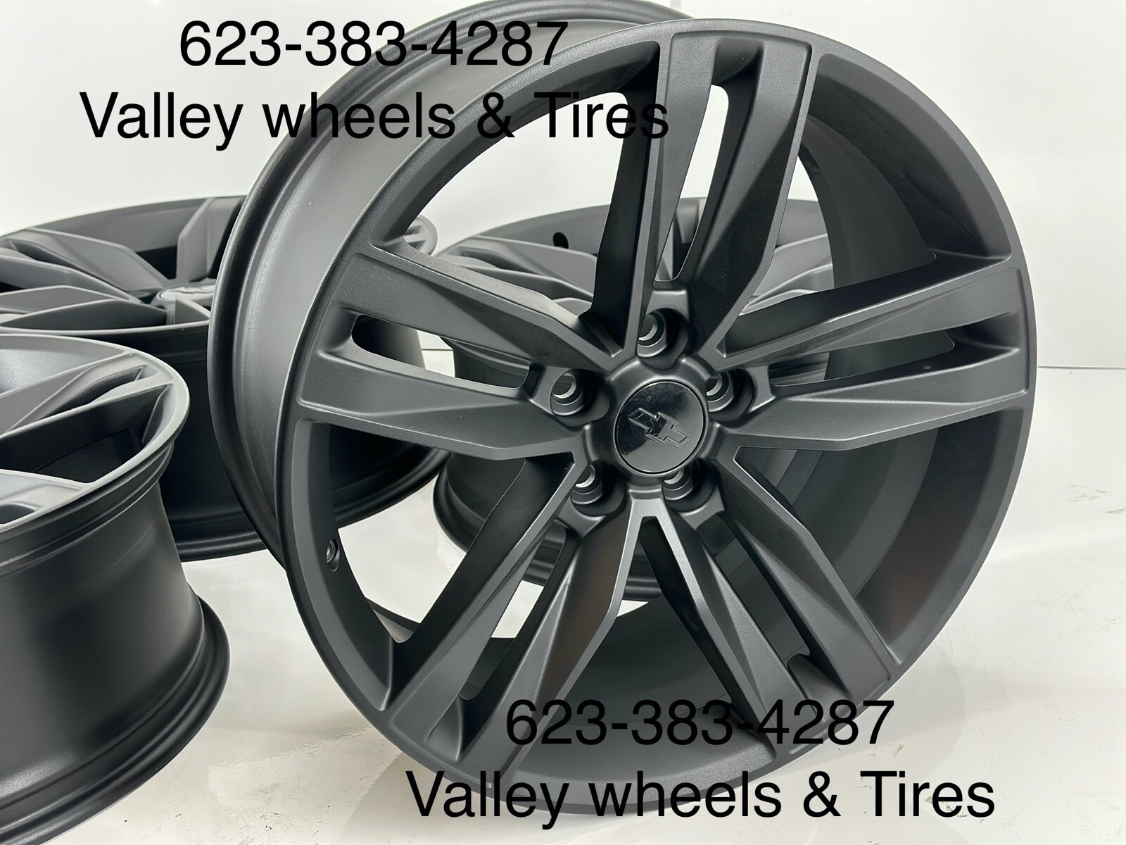 20" OEM FACOTRY CHEVROLET CAMARO SS RIMS 5X120MM MATT BLACK OEM ...