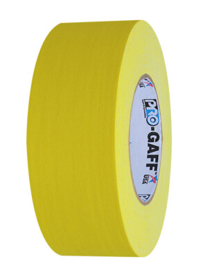PRO TAPE GAFFER PERMACEL PRO 1" YELLOW 50YDS | eBay