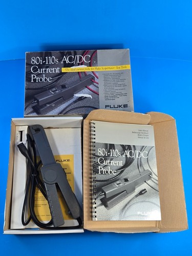 Fluke 80i-110s AC/DC Clamp On Current Probe 0.1 to 100A New | eBay