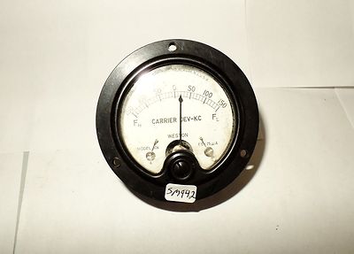 Weston KC Round Panel Meter Frequency Meter -150-+150 FH FL | eBay