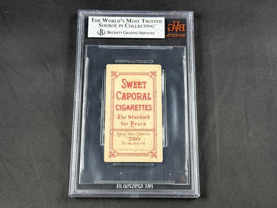 1909-11 T206 SWEET CAPORAL BASEBALL GEORGE MULLIN DETROIT TIGERS BVG 3. ...