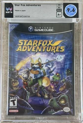 Star Fox Adventures Starfox Made In Japan 1st Print GameCube WATA 9.6 ...