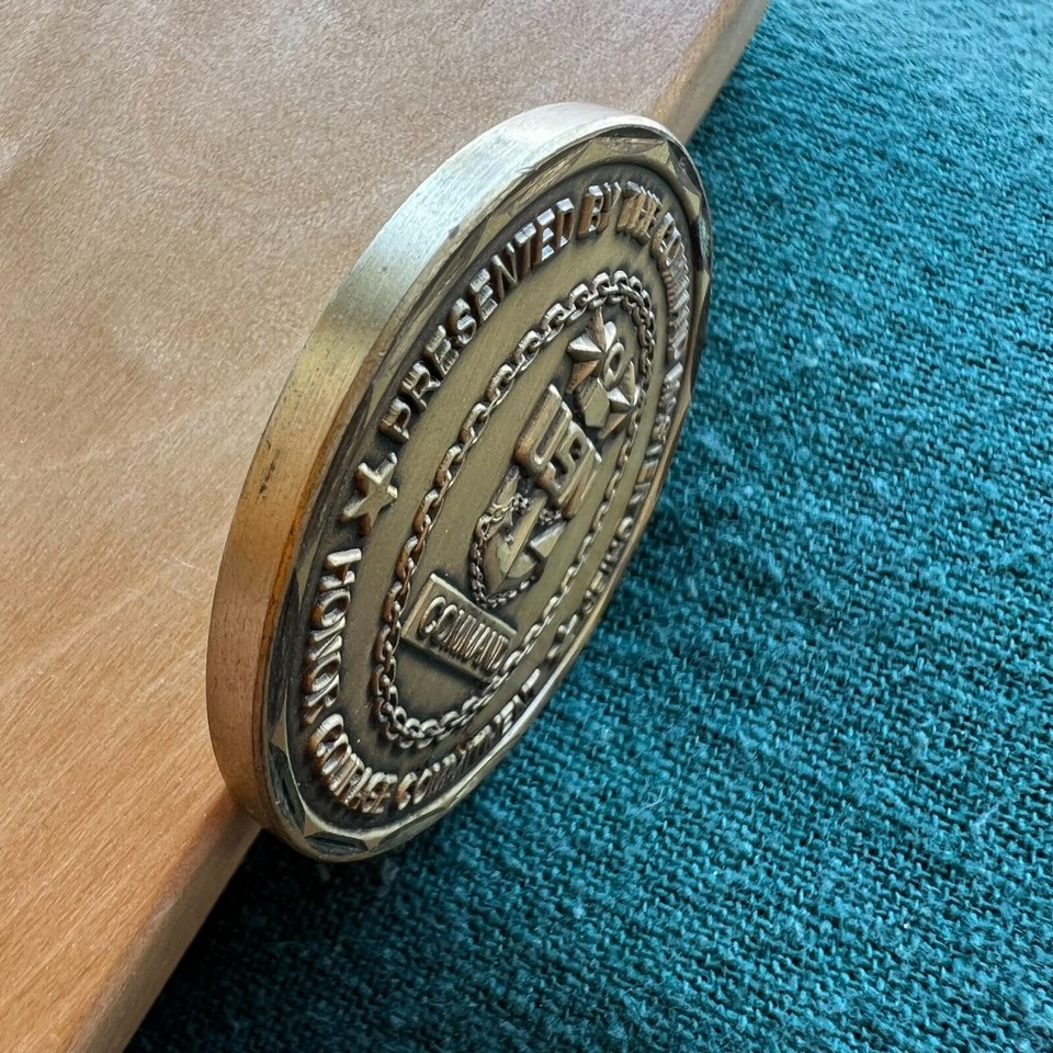 USNR Challenge Coin Fleet Logistics Support Squadron 62 CMDCM VR-62 CPO ...