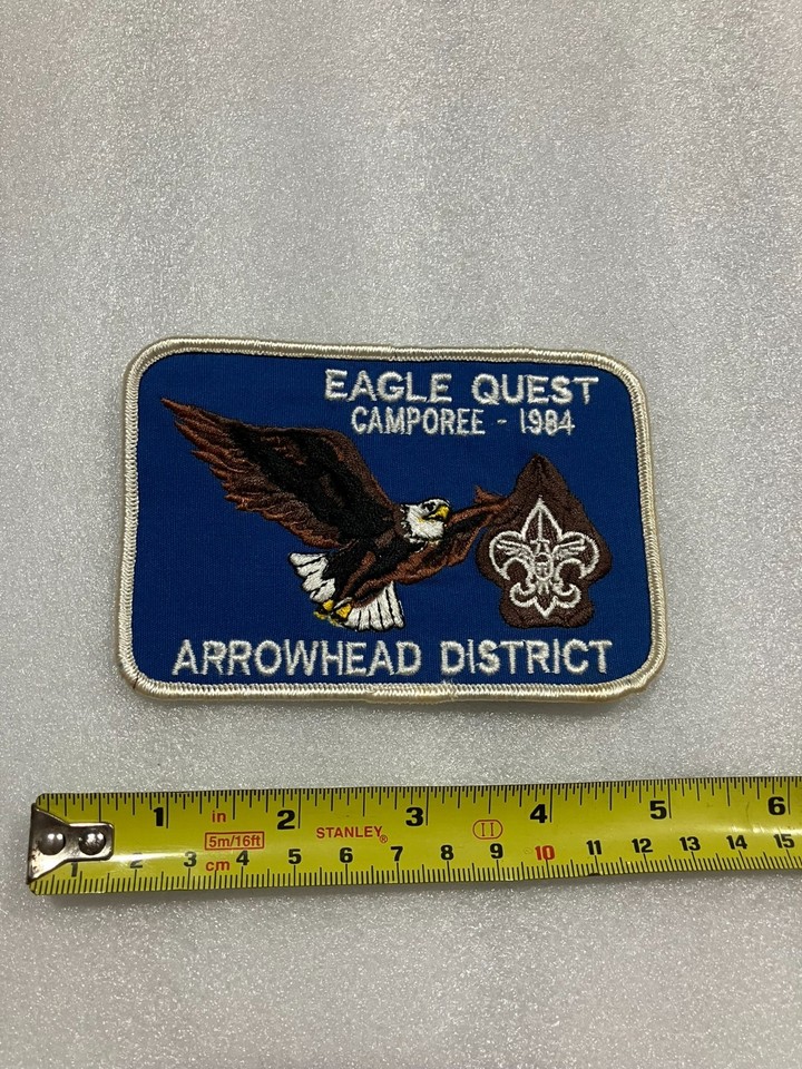 Boy Scout Arrowhead District Eagle Quest Camporee 1994 Patch | eBay