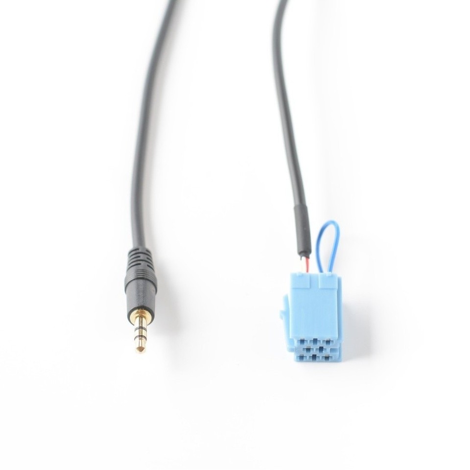 For FIAT Ducato 8 Pin AUX Audio Cable for Car Radio with For Mini ISO ...