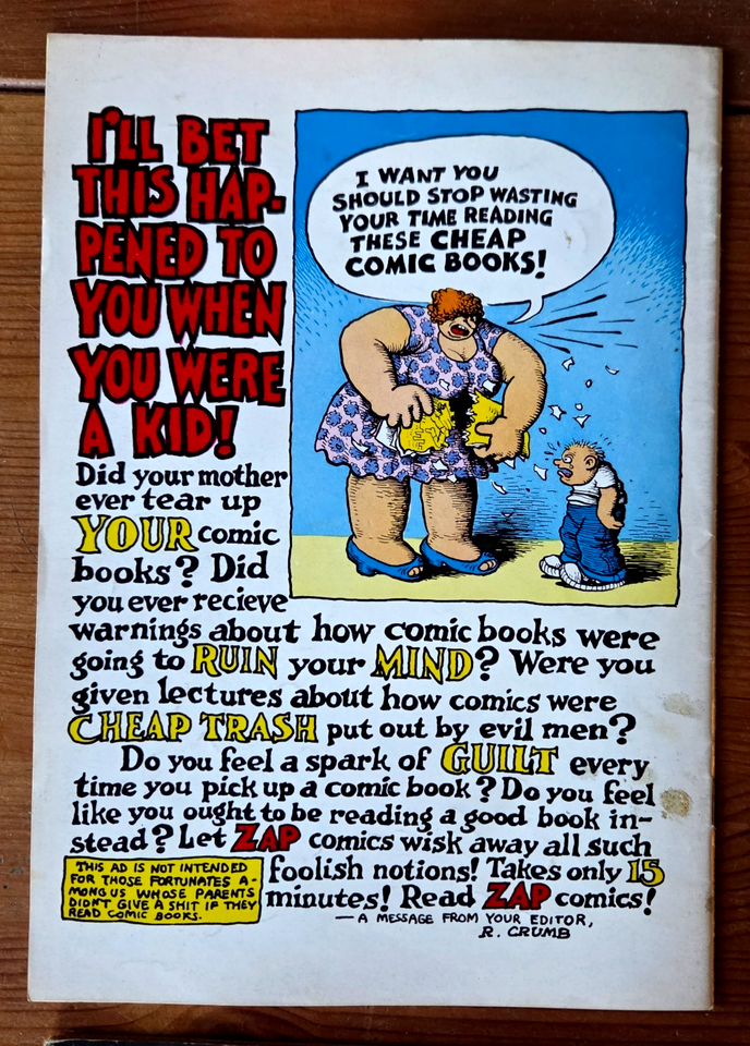 Zap Comix 0-9 (10 Comix) Apex Novelty - R. Crumb | eBay