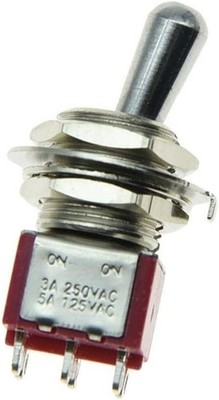 SALECOM Guitar or AMP Amplifier DPDT 2 Way ON 2 ON, 1 Fat Bat Toggle ...