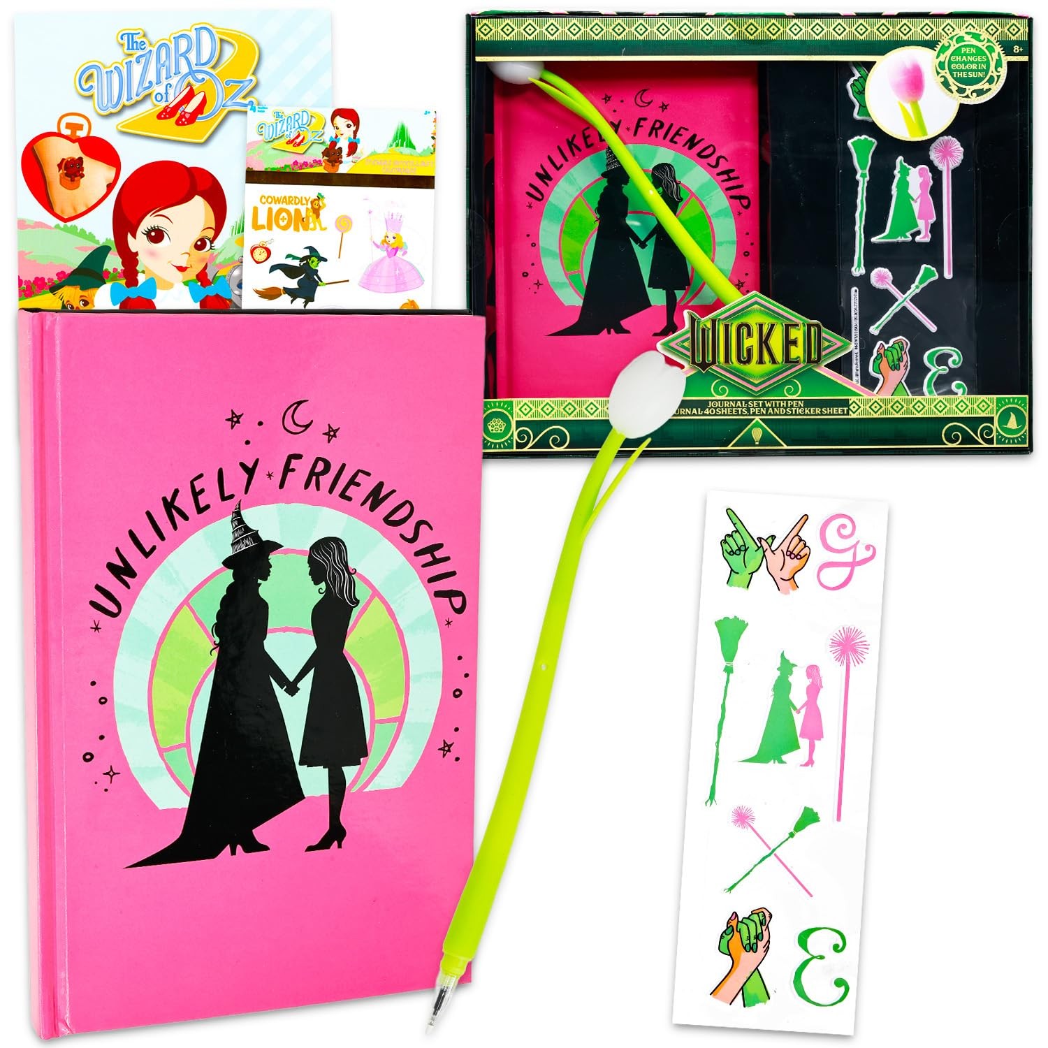 UNIVERSAL ALL-ACCESS Wicked Notebook Set - Bundle with Elphaba and ...