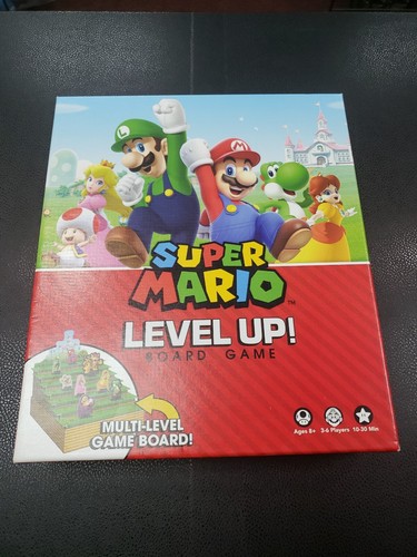 SUPER MARIO LEVEL UP! BOARD GAME *COMPLETE* NINTENDO - CIB - USAOPOLY ...