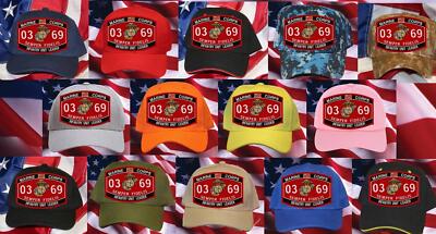 US MARINES MOS 0369 INFANTRY UNIT LEADER HAT PATCH CAP VET CAMP SNCO ...