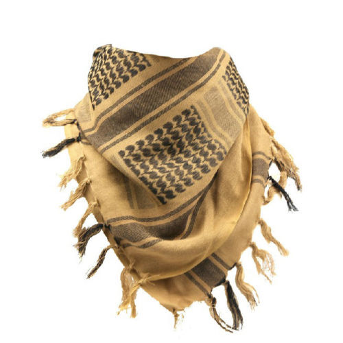 Multifunctional Shemagh Head Scarf - 100% Cotton Keffiyeh Arab Desert ...