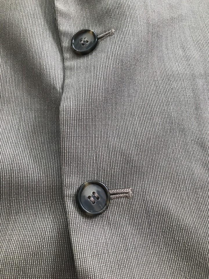 Marco Carelli Mens 48L Wool Suit Sport-coat Blazer Tan/Gray (KC) | eBay