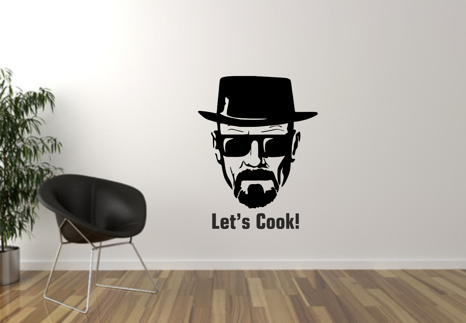 HEISENBERG 'Let's Cook!' Walter White Breaking Bad Car Decal Wall Art ...