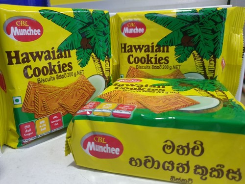 CEYLON MUNCHEE HAWAIAN COOKIES BISCUITS SWEETS COCONUT & TROPICAL ...