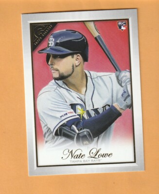Nate Lowe Tampa Bay Rays 2019 Topps Gallery #2 RC Rookie Marietta ...