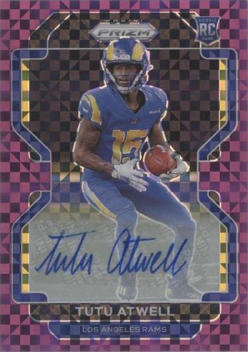 2021 Panini Prizm - Rookie Tutu Atwell #350 Purple Power Prizm ...