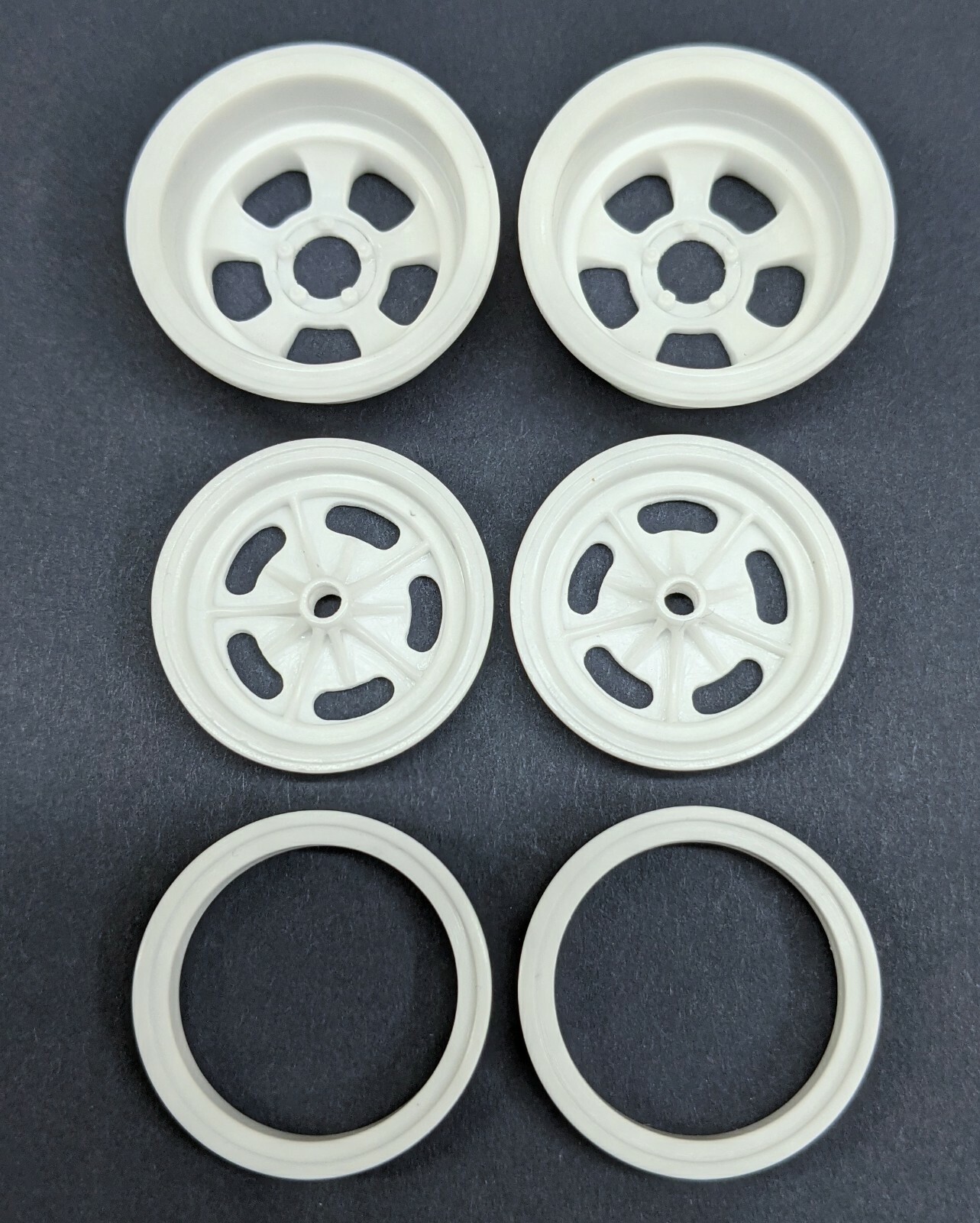 Resin 1/16 Scale Halibrand Sprint Front & Rear Funny Car Wheel Set | eBay