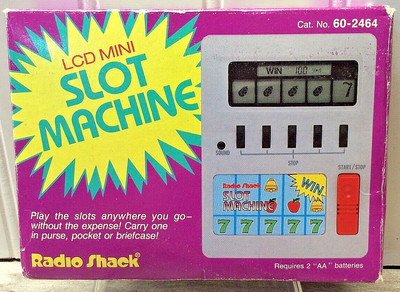 Radio Shack LCD Slot Machine Game No.60-2464 Vintage 1992 | eBay