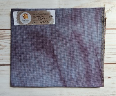 Exclusive Hand Dyed Aida Fabric 16 count Cross Stitch cloth 18"x29" DMC ...