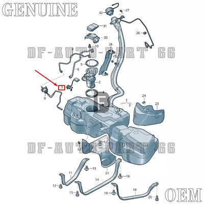 4M0919671C OEM Right fuel gauge sending unit For Audi Q7 4M 16- Q8 ...