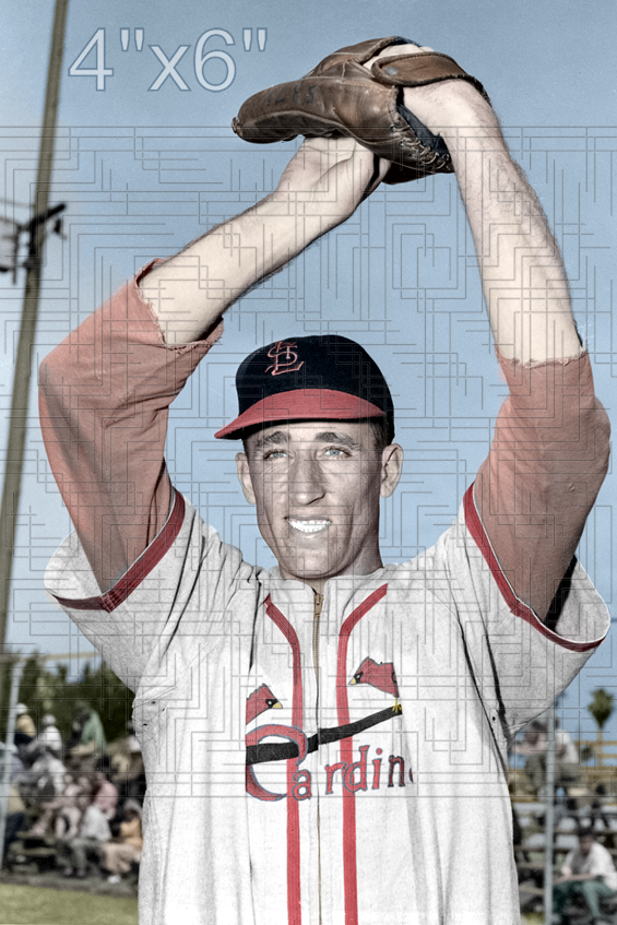 Bill Reeder - 1949 St. Louis Cardinals - choose a style - colorized ...