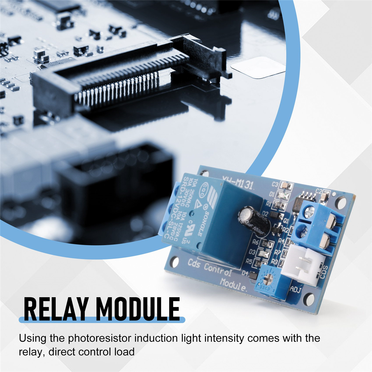 12V Light Control Switch Photoresistor Relay Module Detection ...
