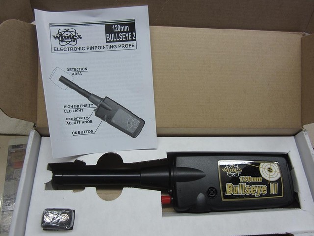 Whites Bullseye 2 Pinpointer Waterproof 120mm Metal Detector for sale ...