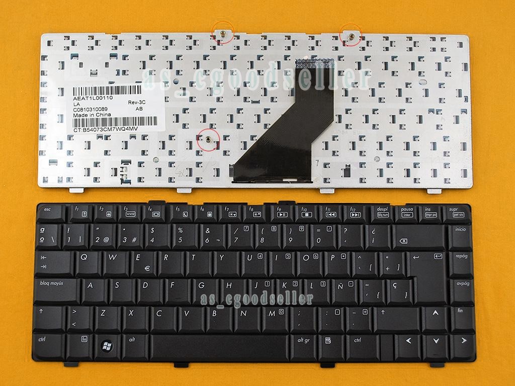 New For HP Pavilion DV6000 DV6100 DV6200 DV6500 DV6700 Keyboard Spanish ...