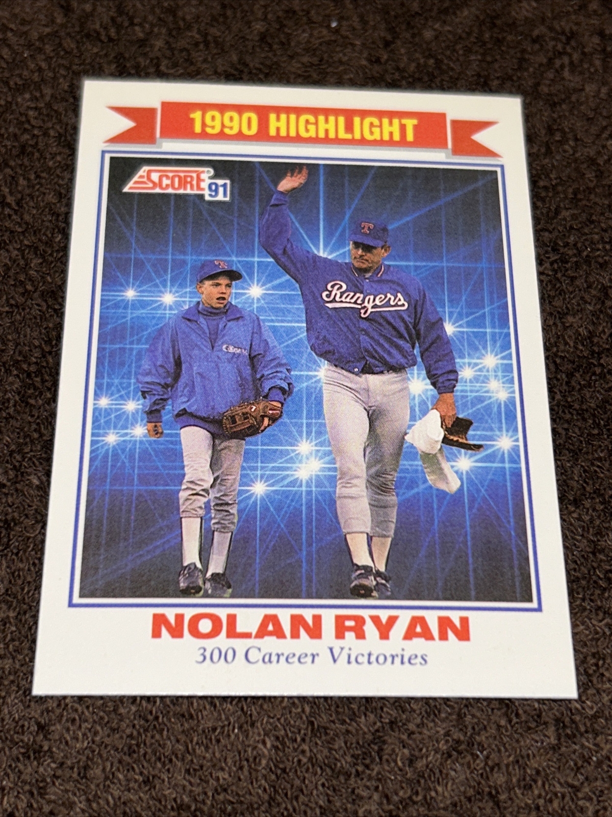 Nolan Ryan 1991 Score #417 Baseball Card | eBay