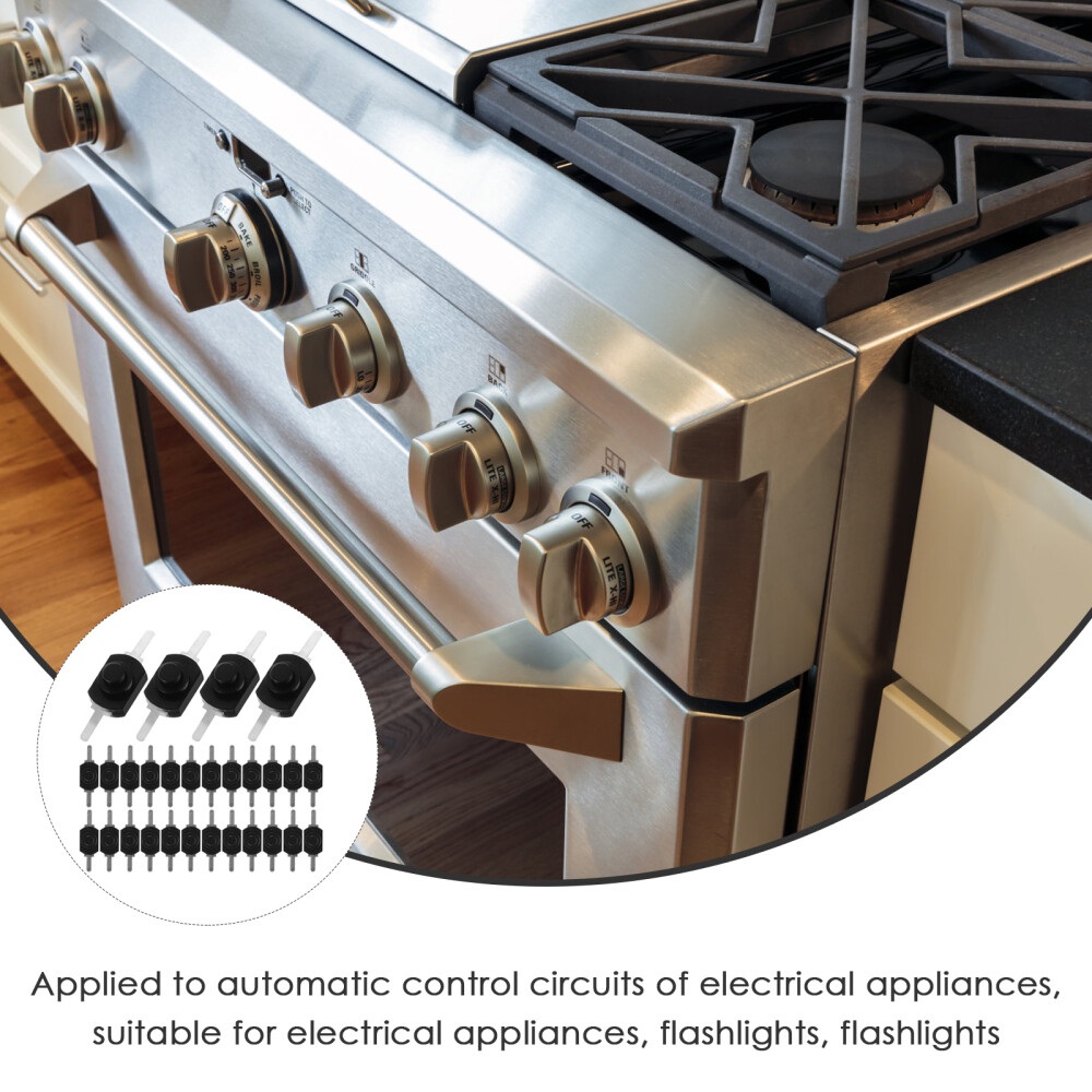 50pcs Replacement Practical Push Button Switch For Wall Outlet Light ...