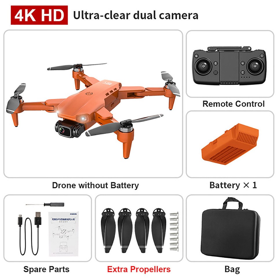Drone Brushless Mini Aerial Drone 5G HD 4K Dual-Camera Folding RC ...