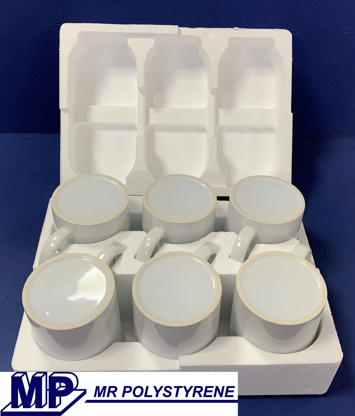 POLYSTYRENE FOAM 6 MUG BOXES MAILER POSTAL PACKAGING MAILING PACKS ...