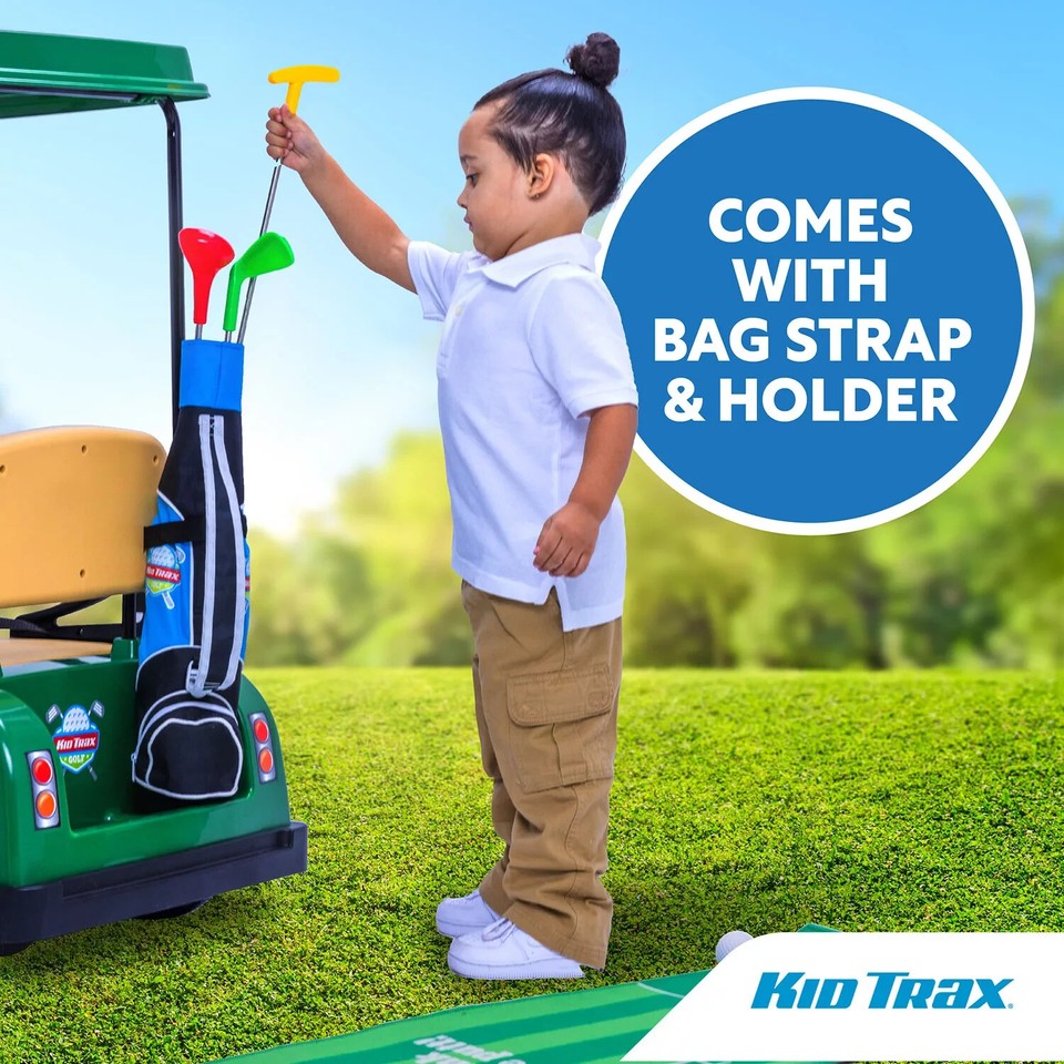 Flybar Kid Trax 12V Golf Cart Battery Powered Ride-On | eBay