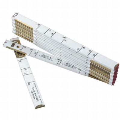 Lufkin Folding Modular Brick Spacing Rule 6' Wood | eBay