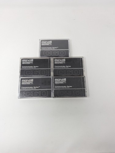 Maxell C60 Professional Industrial Communicator Series Cassette Tapes ...
