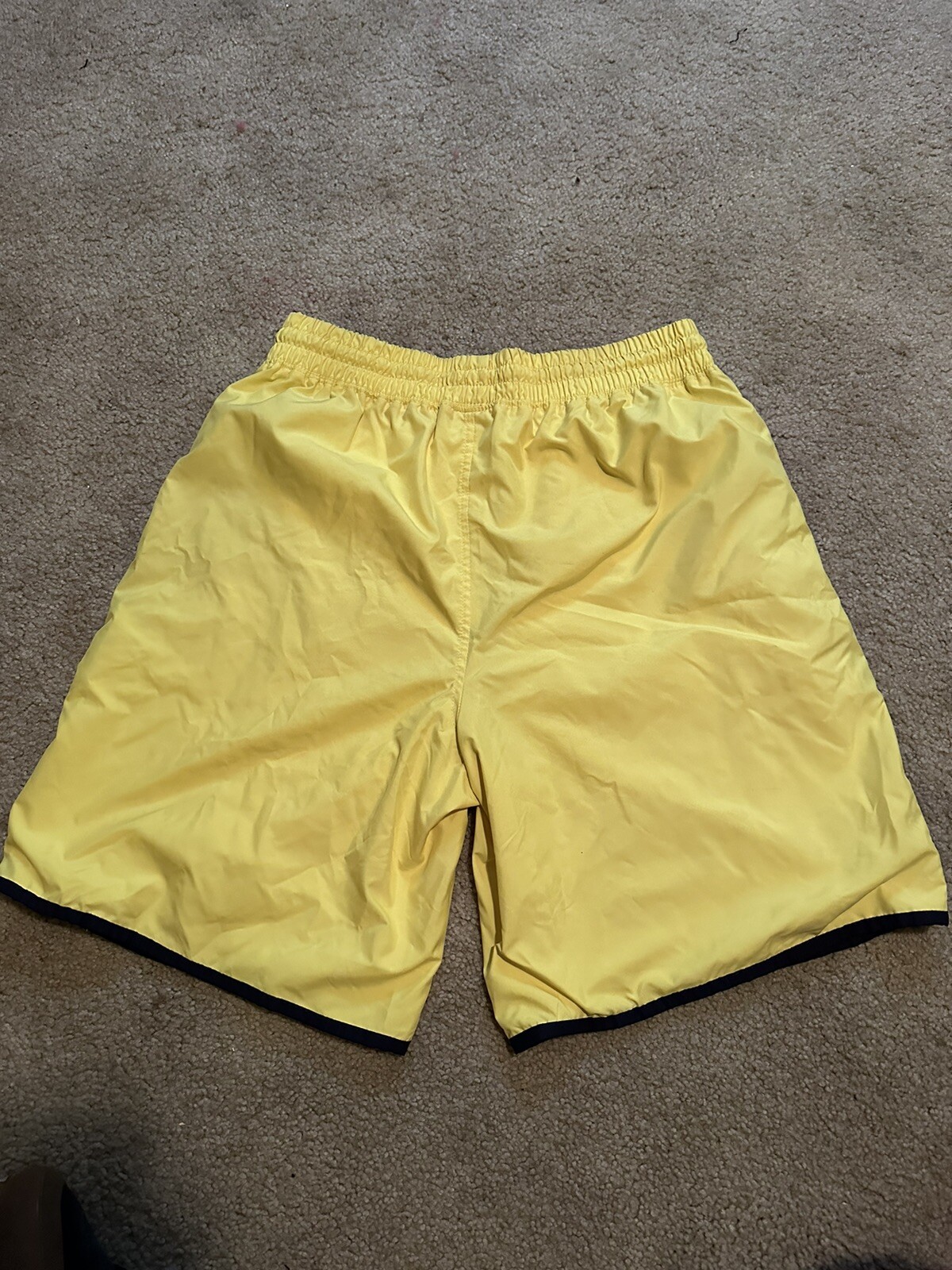 Rare Vintage Umbro Nylon Shorts Swimming Trunks Yello… - Gem