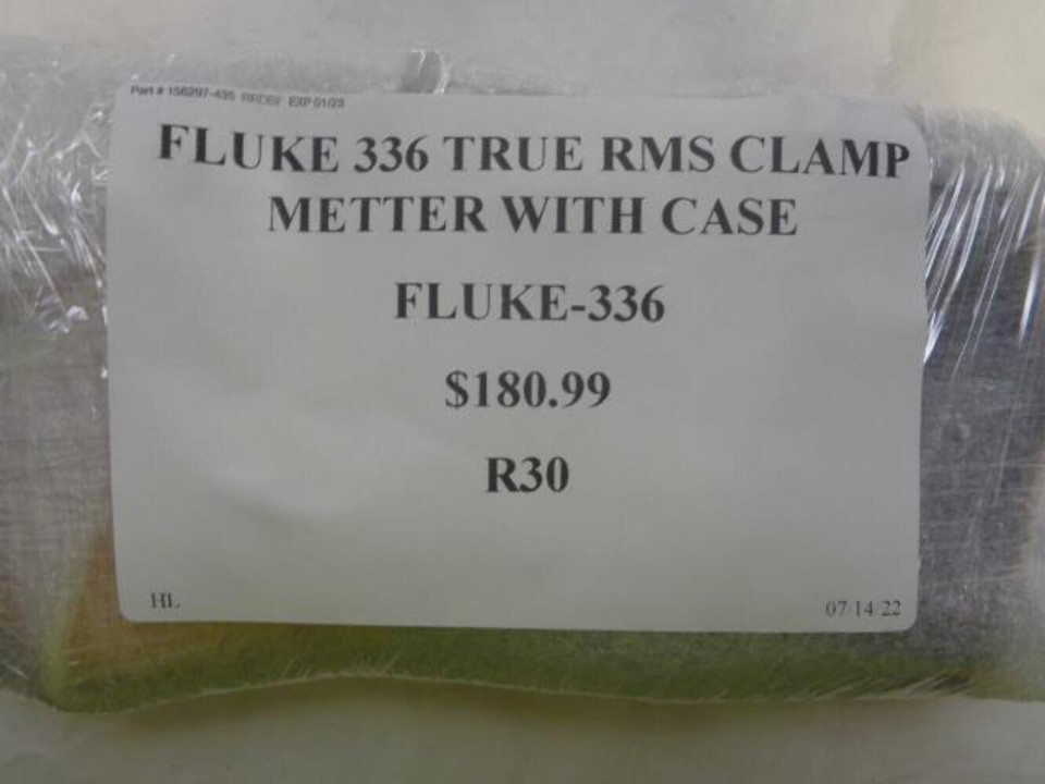 FLUKE 336 TRUE RMS CLAMP METER WITH CASE FLUKE-336 R30 | eBay