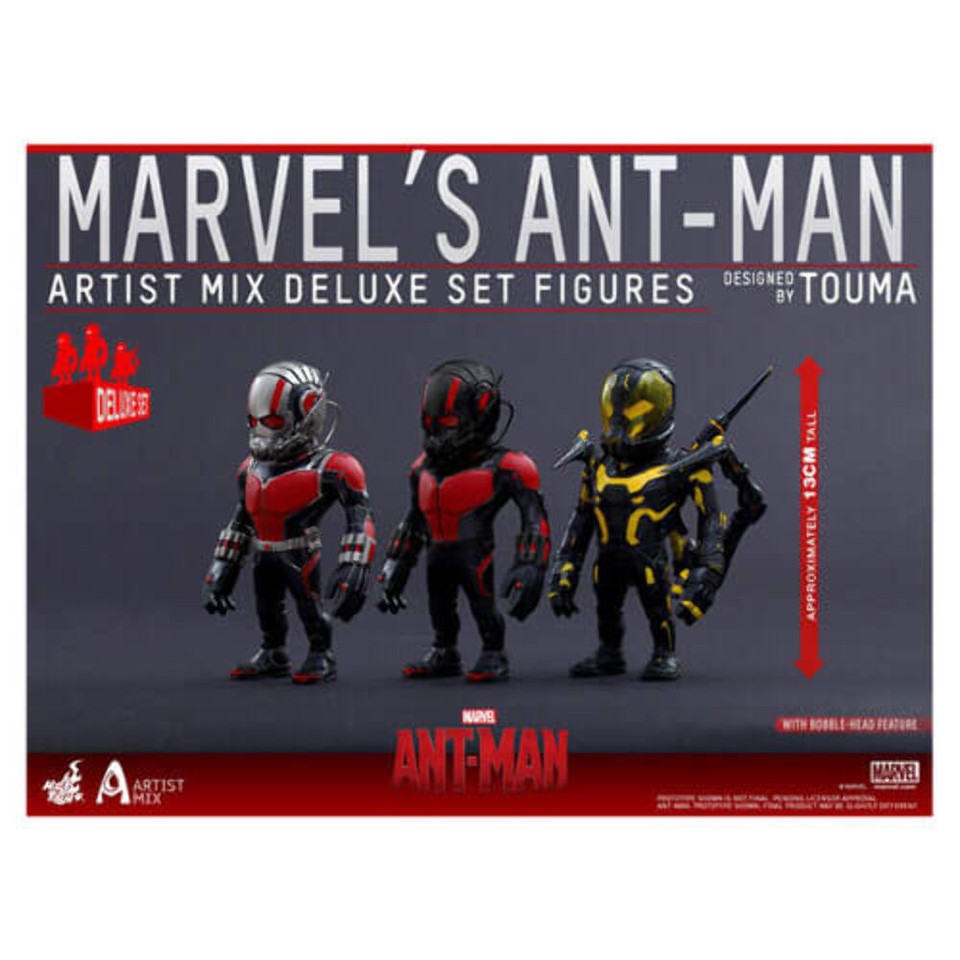 Ant-Man - Artist Mix Deluxe Set Hot Toy Figures (Set of 3) Collectible ...