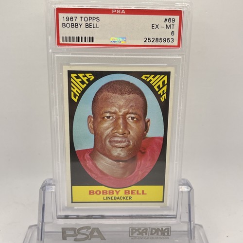 1967 Topps - #69 - Bobby Bell - Kansas City - PSA 6 | eBay