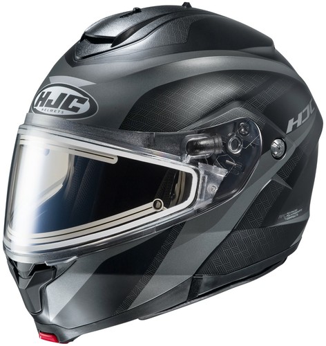 HJC c91 Taly Electric Modular SunScreen Snowmobile Helmet Gray XXXXXL ...