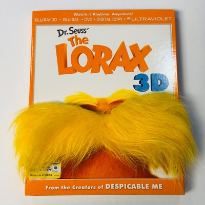 The Lorax (3D Blu-ray/Blu-ray/DVD, Digital, 2012) Target with RARE ...