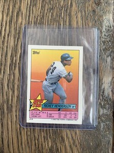 1989 Topps Mini Super Star Rickey Henderson | eBay