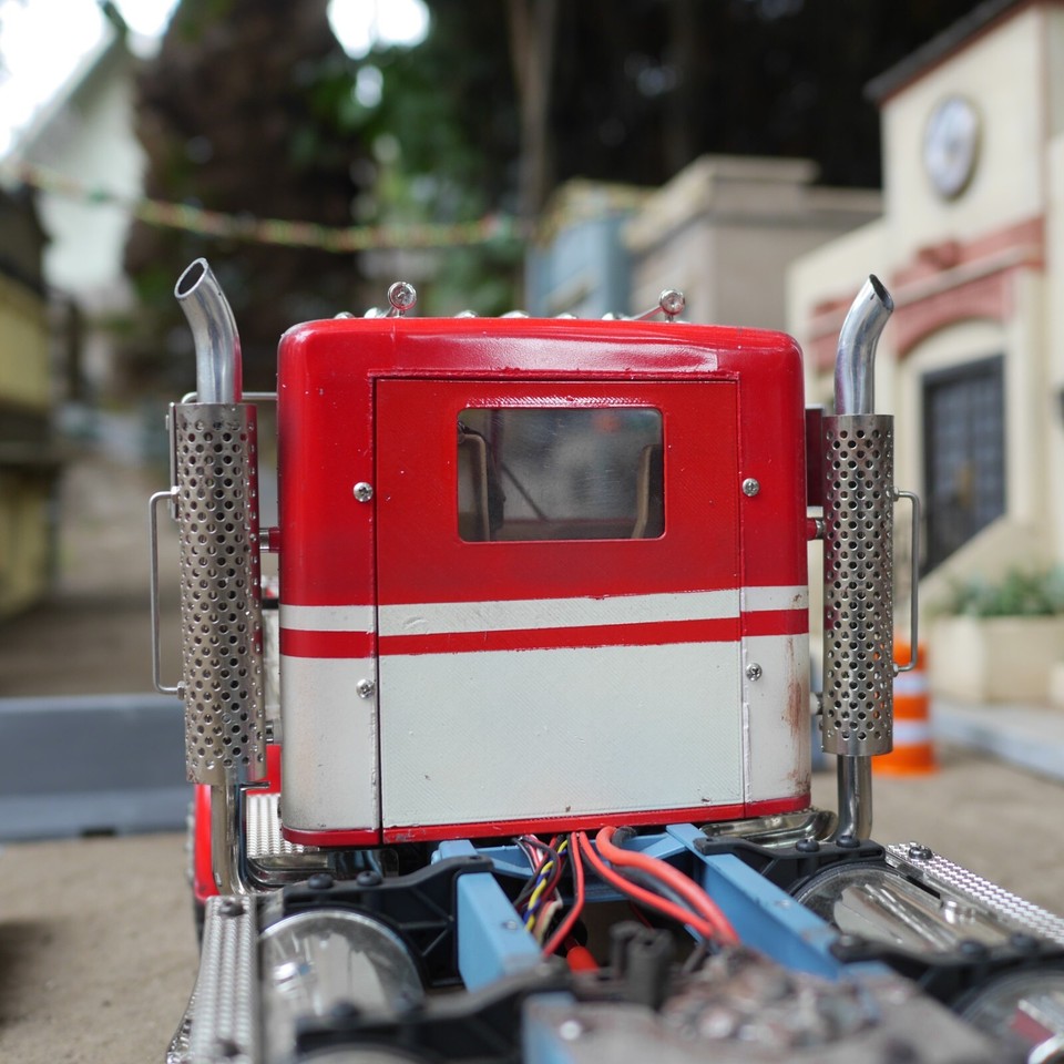 Tamiya King Grand Hauler Day Cab Conversion Back Panel Hatch clear ...