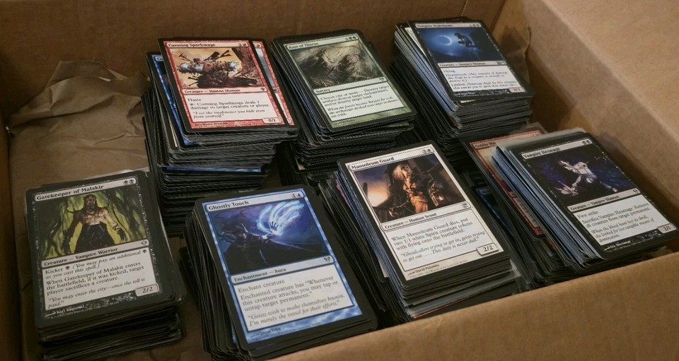 Huge Vintage MTG MAGIC The Gathering 3000+ Lot - 2 Binders - Alpha Beta ...