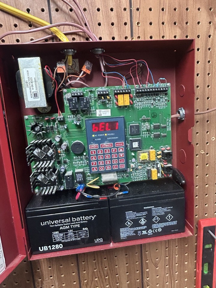 Fire-Lite MS-5024 Fire Alarm Control Panel with Key (BATTERIES NOT ...