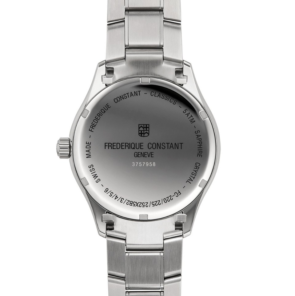 Frederique Constant Geneve Watch Classics Quartz Blue Sunray Dial FC-220NS5B6B | eBay