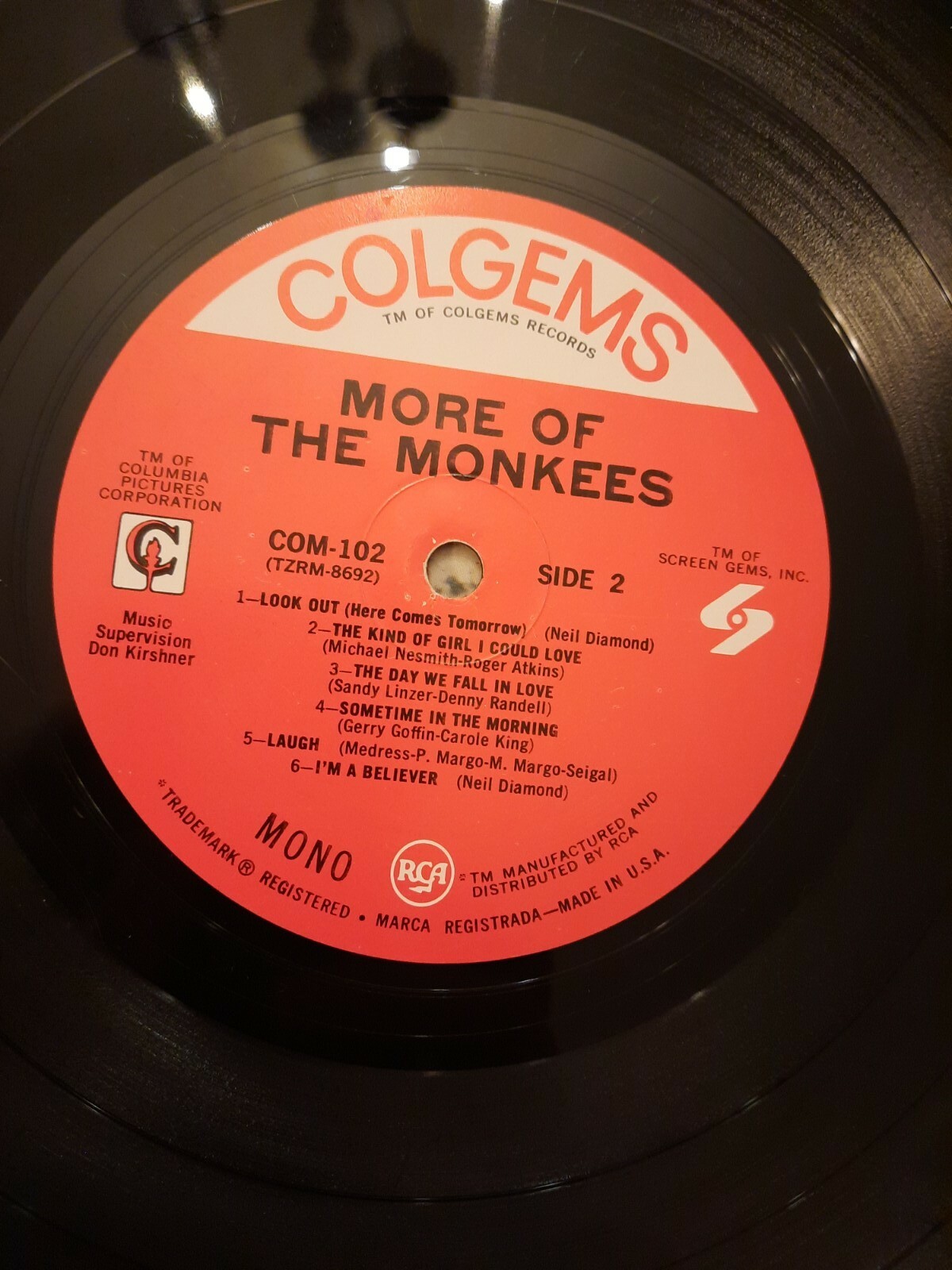 More Of The Monkees Vinyl LP Album Mono Colgems | eBay