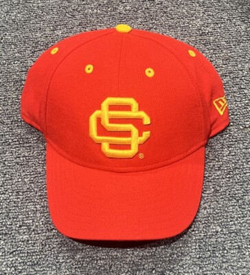 New Red New Era Southern California Trojans (USC) Fitted Baseball Cap ...