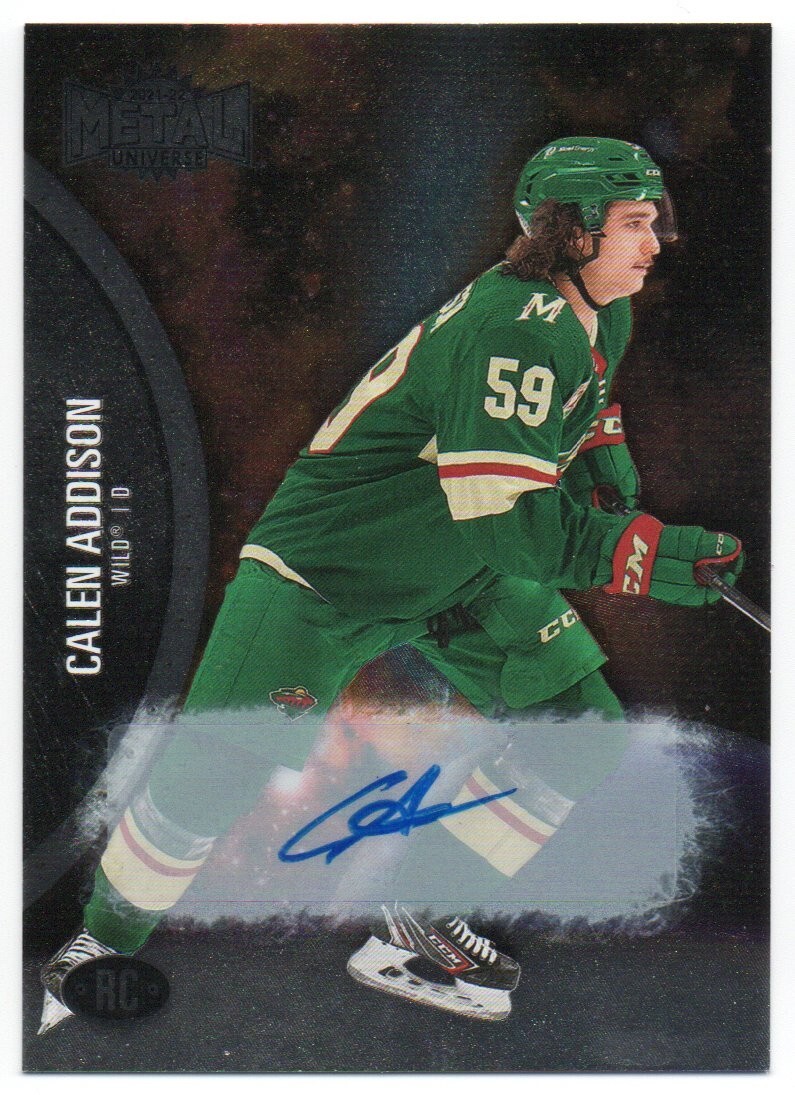 2021-22 Metal Universe Silver Autographs 162 Calen Addison RC Auto 091/ ...